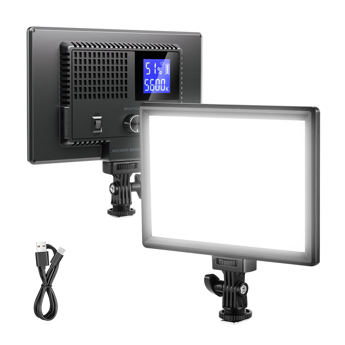 NEEWER BASICS NL-120B Bi Color LED Video Panel Light