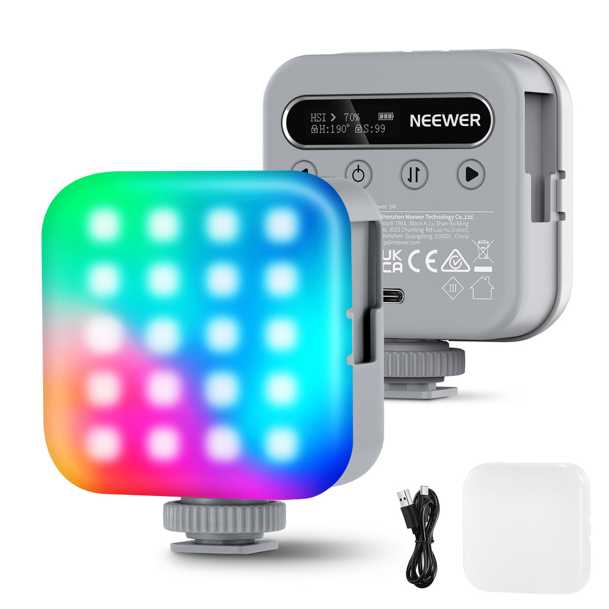 NEEWER BL60C 360° Full Color Magnetic RGB Video Light - NEEWER – NEEWER.FR