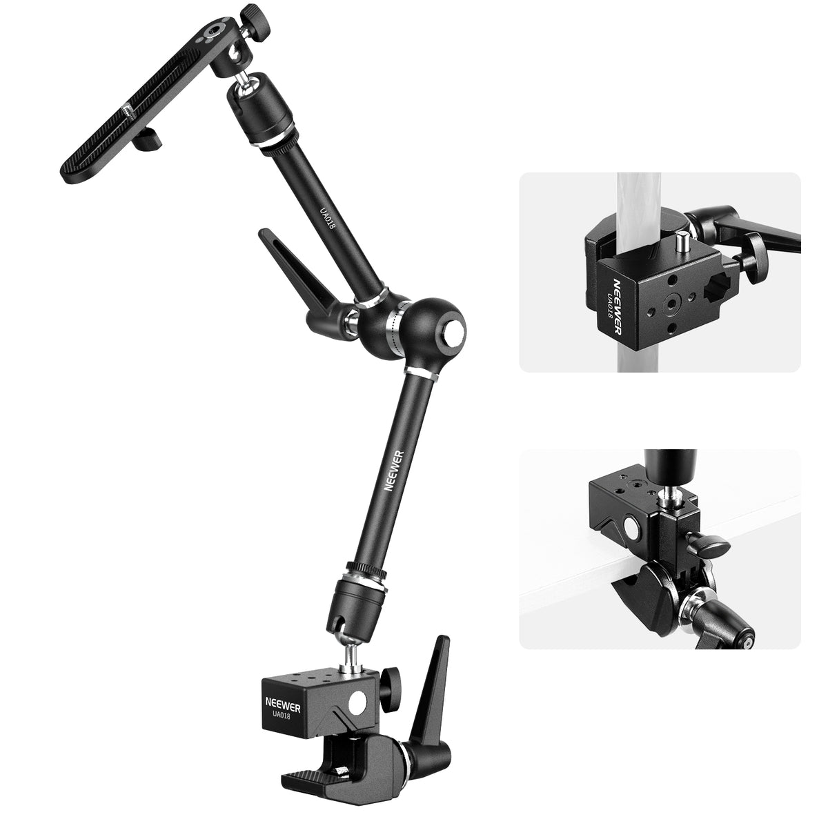 NEEWER UA018 21" Magic Arm Camera Mount with Super Clamp - NEEWER ...