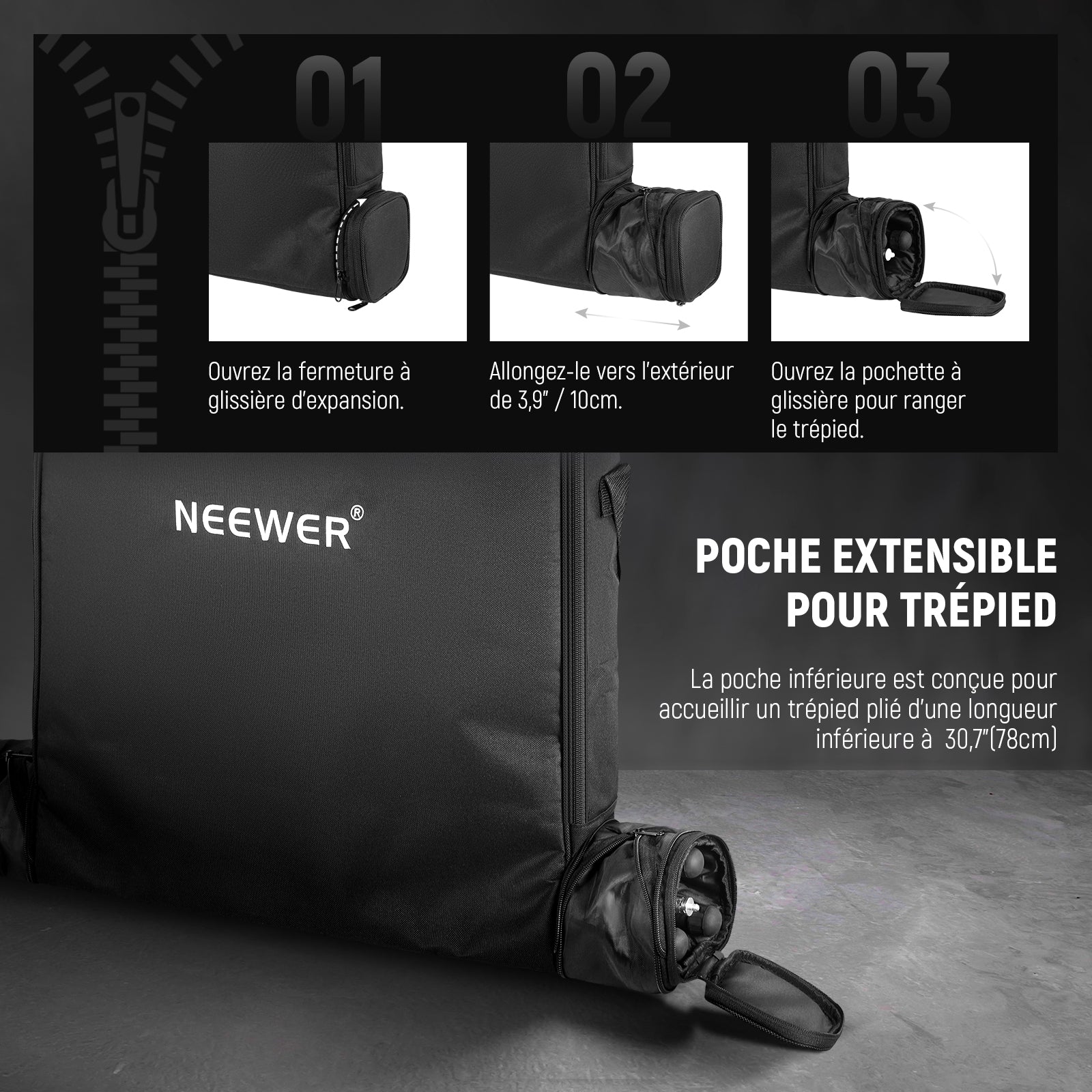 NEEWER RU-009 18" Ring Light Carrying Bag - NEEWER – NEEWER.FR