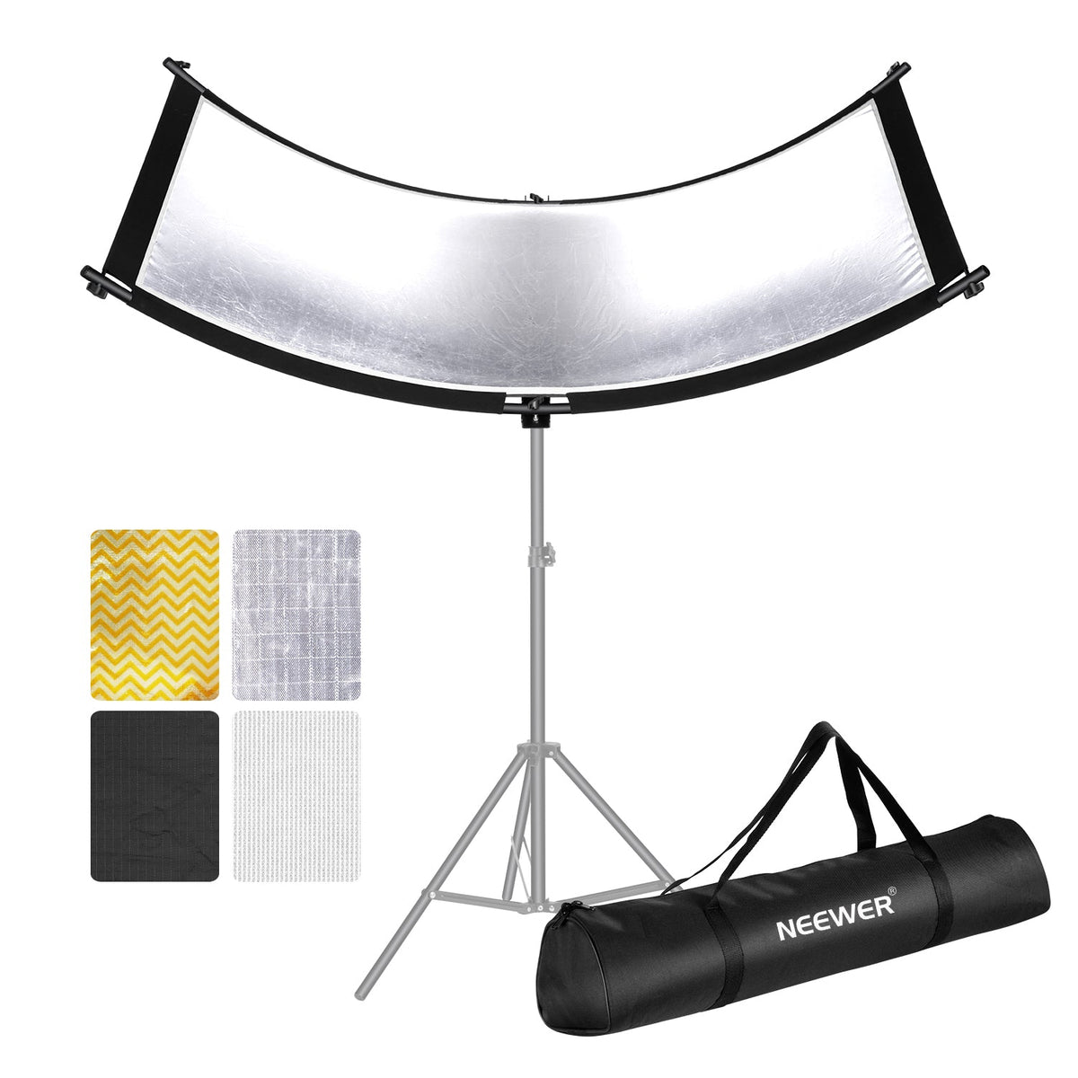 NEEWER 39”×18”/100x45CM Clamshell Light Reflector Diffuser - NEEWER ...